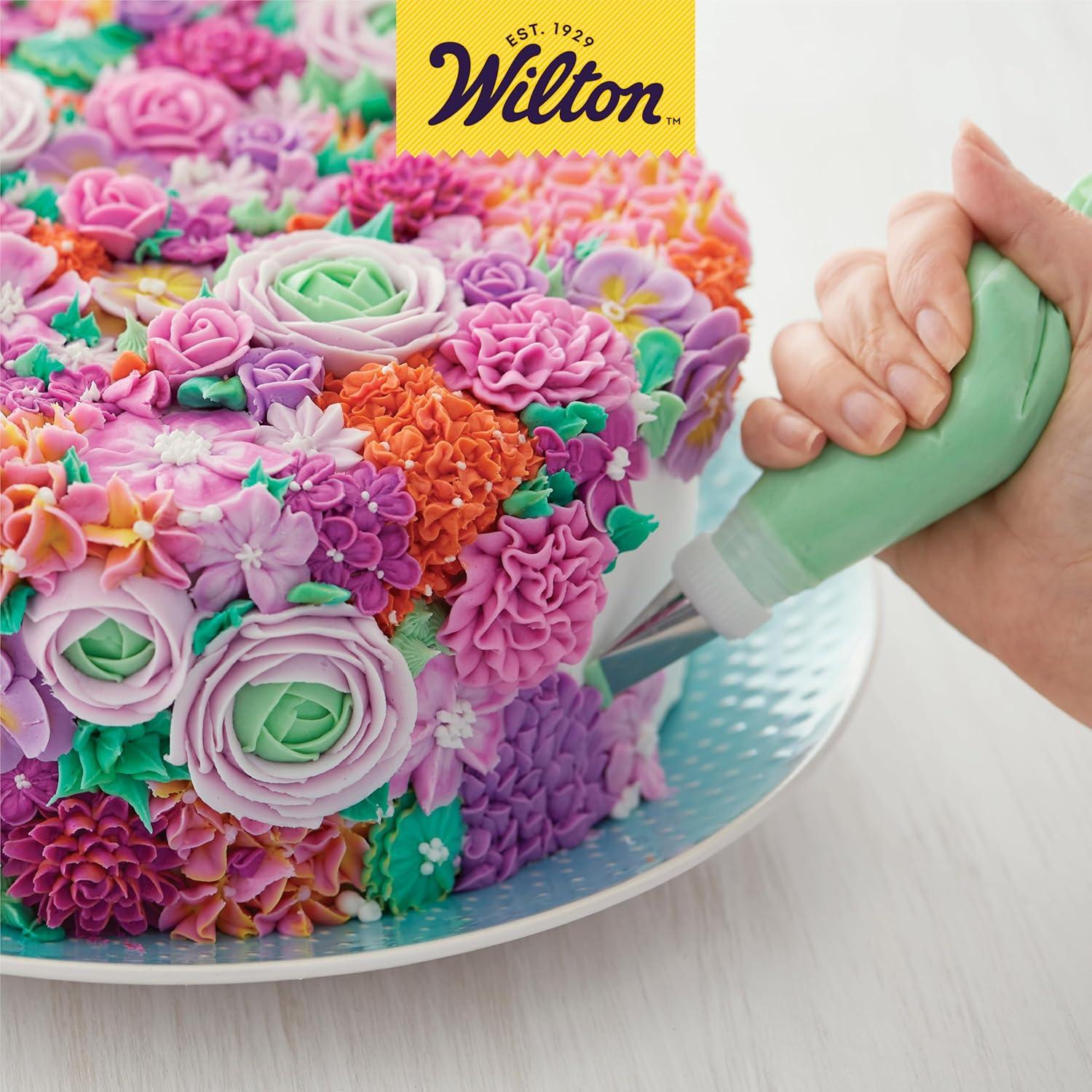 Wilton Master Cake Decorating Piping Tips Variety Set, Stainless Steel ...