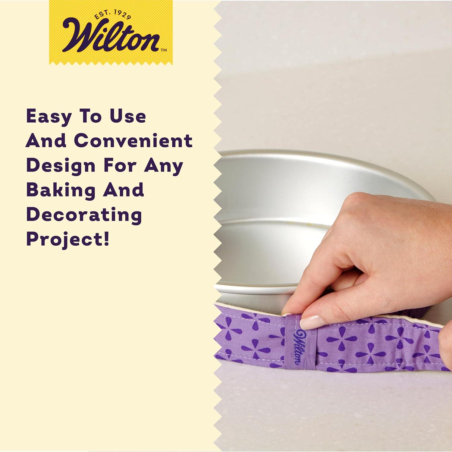 Wilton Bake Even Cake Strips, Prevents Domed Tops & Cracked Edges for ...