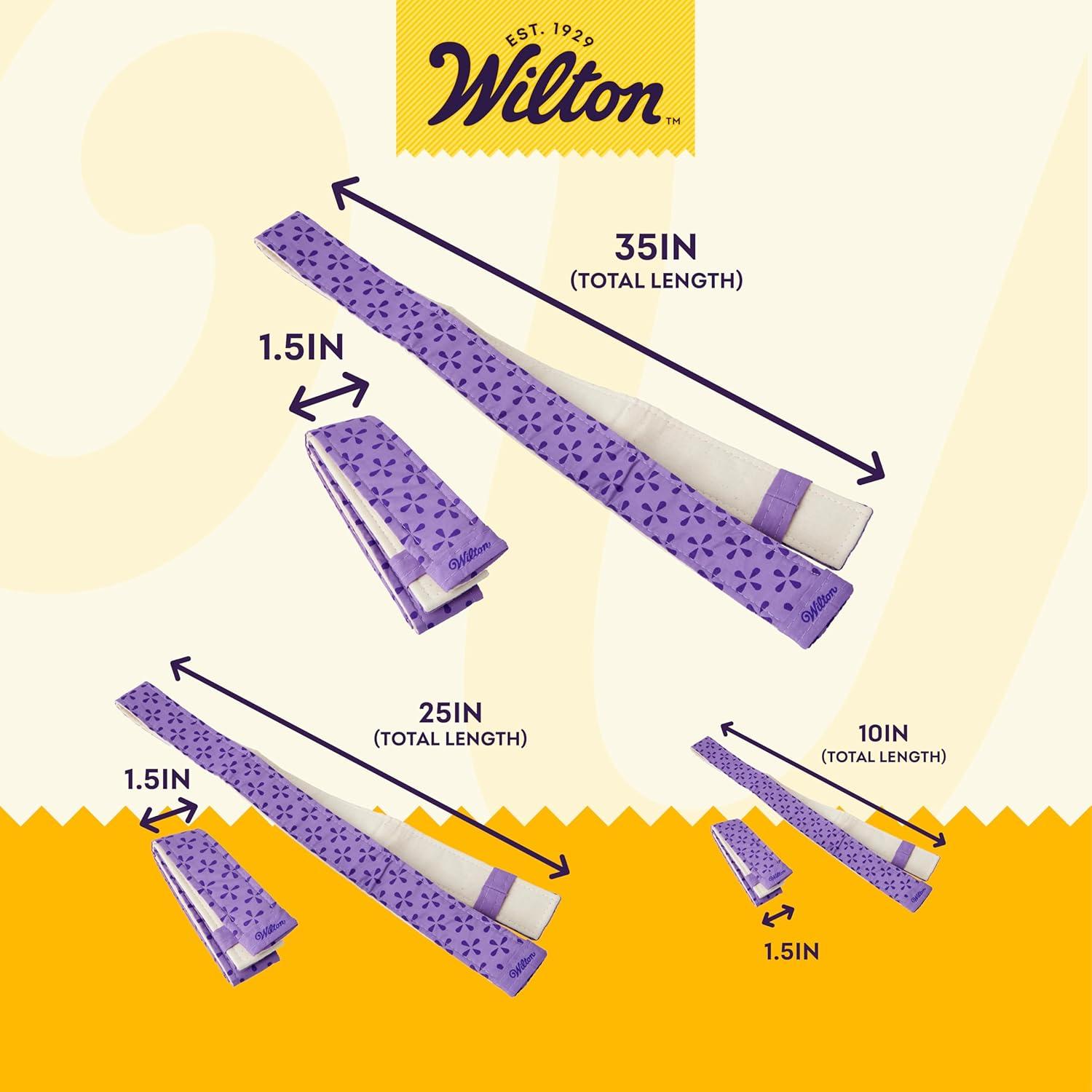 Wilton Bake Even Cake Strips, Prevents Domed Tops & Cracked Edges for ...